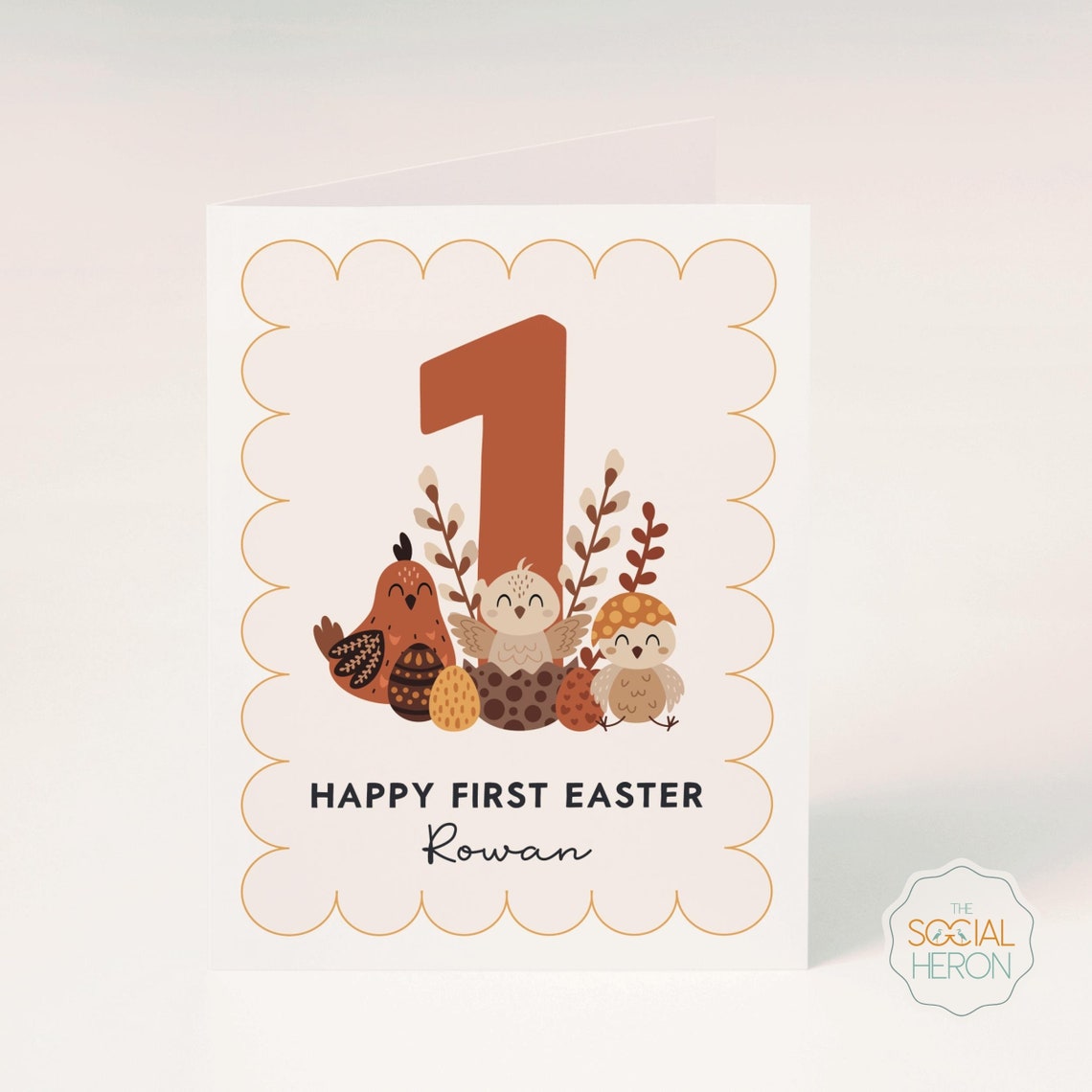 Happy First Easter Card | Personalized Easter Basket Gift for Boy or ...