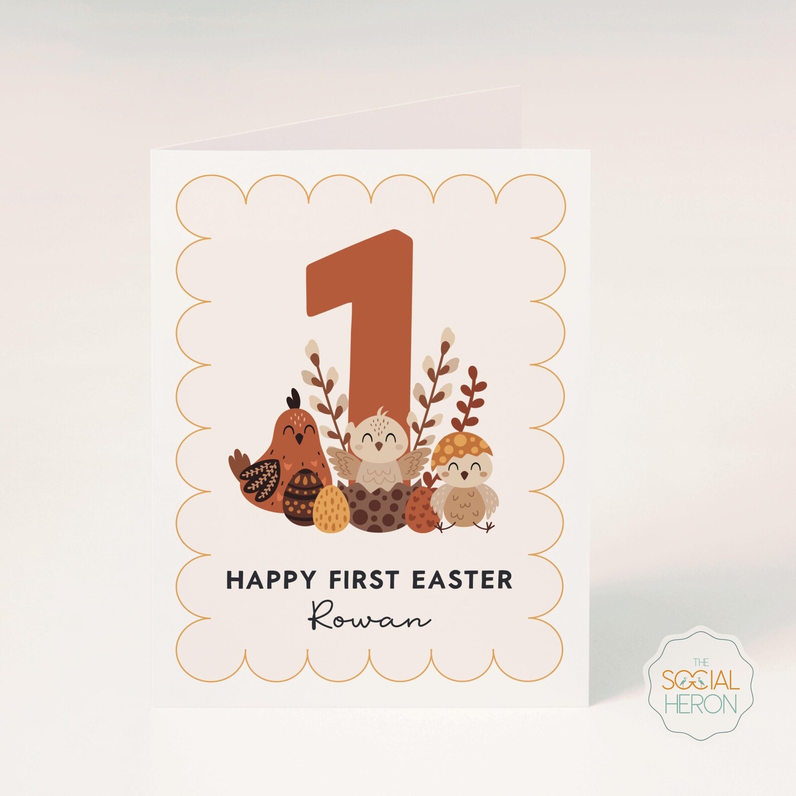 Happy First Easter Card | Personalized Easter Basket Gift for Boy or ...