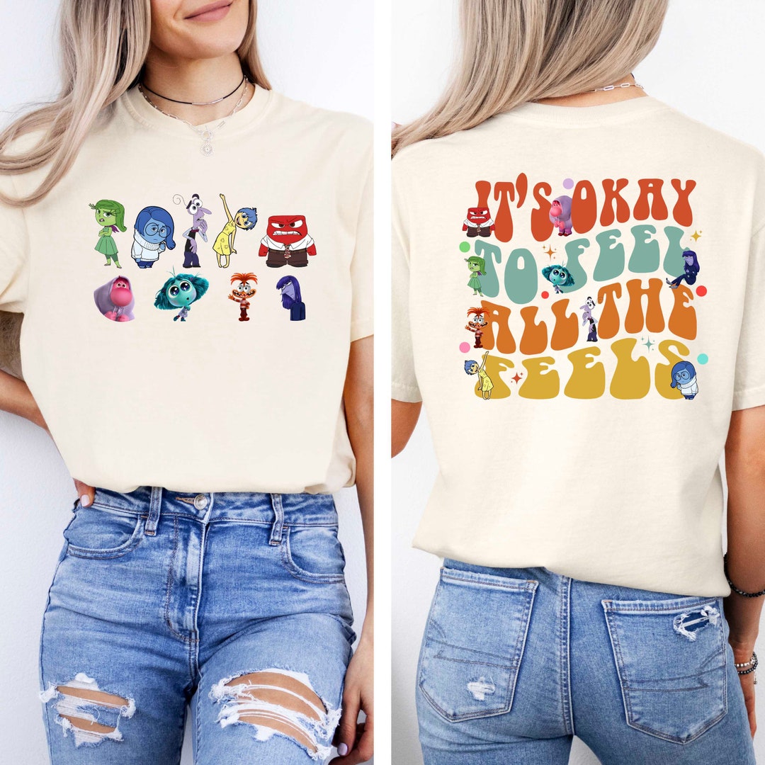 It's Okay to Feel All the Feel T-shirt, Comfort Colors, Mental Health ...