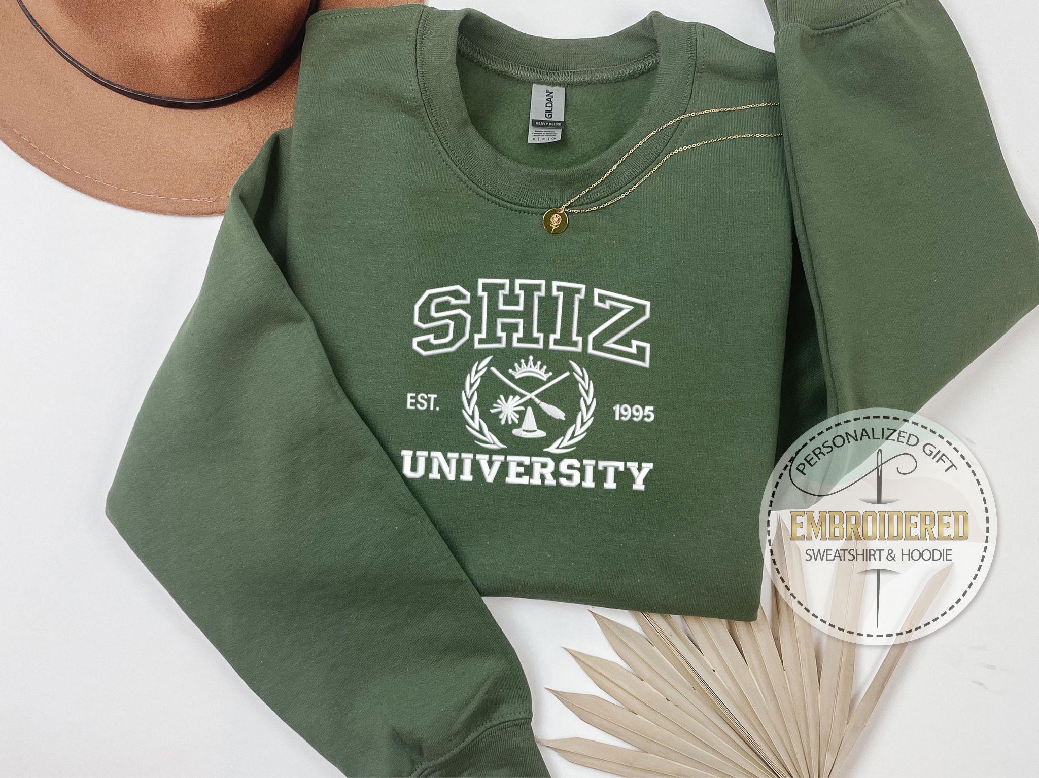 Embroidery SHIZ University, Embroidered Hoodie, Musical Movie ...