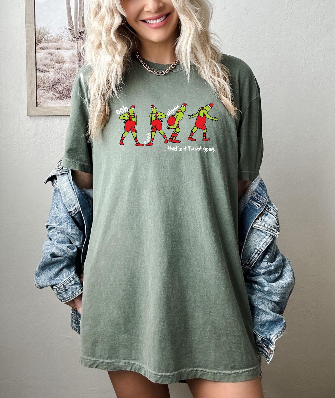 Funny Christmas T-shirt, Grinch Tee, That's It I'm Not Going Shirt ...
