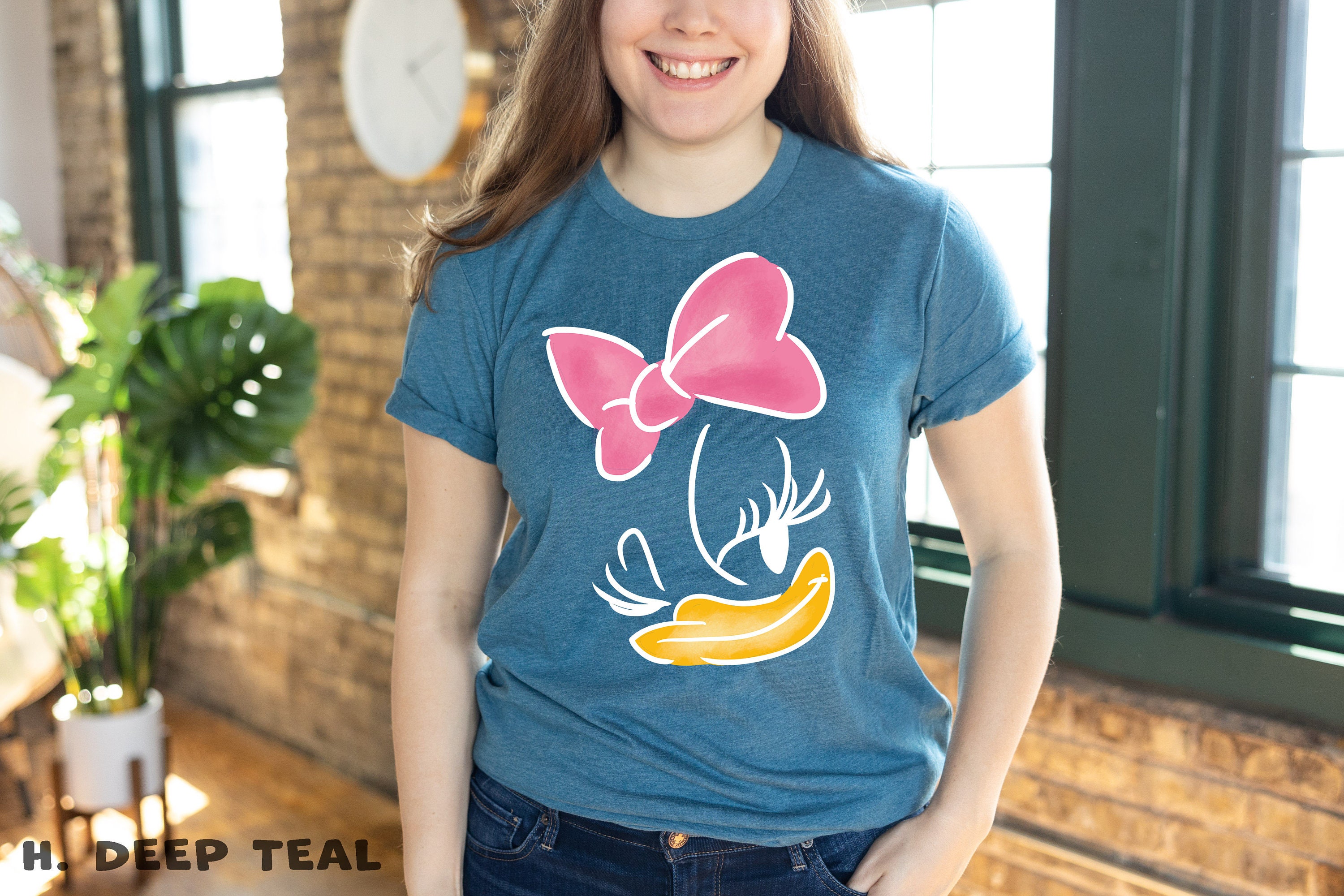 Daisy Duck Face T-shirt Daisy Duck Shirt Daisy Duck Shirt - Etsy