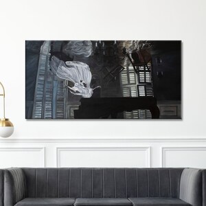 Falling - Oil Painting on Canvas - Home Decor - Interior - Gift for Her ...