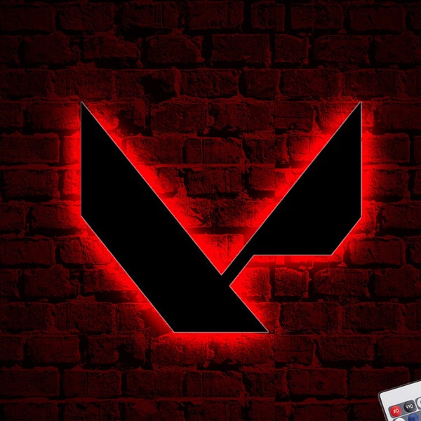 Valorant Sign Logo - Etsy