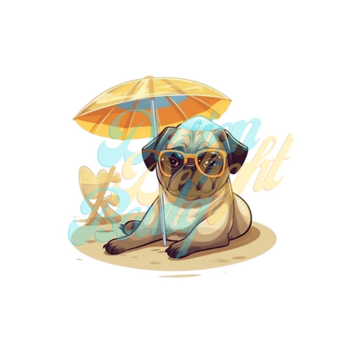 Printable Baby Pug Stickers Cute Pug Puppy Decals for Planners ...