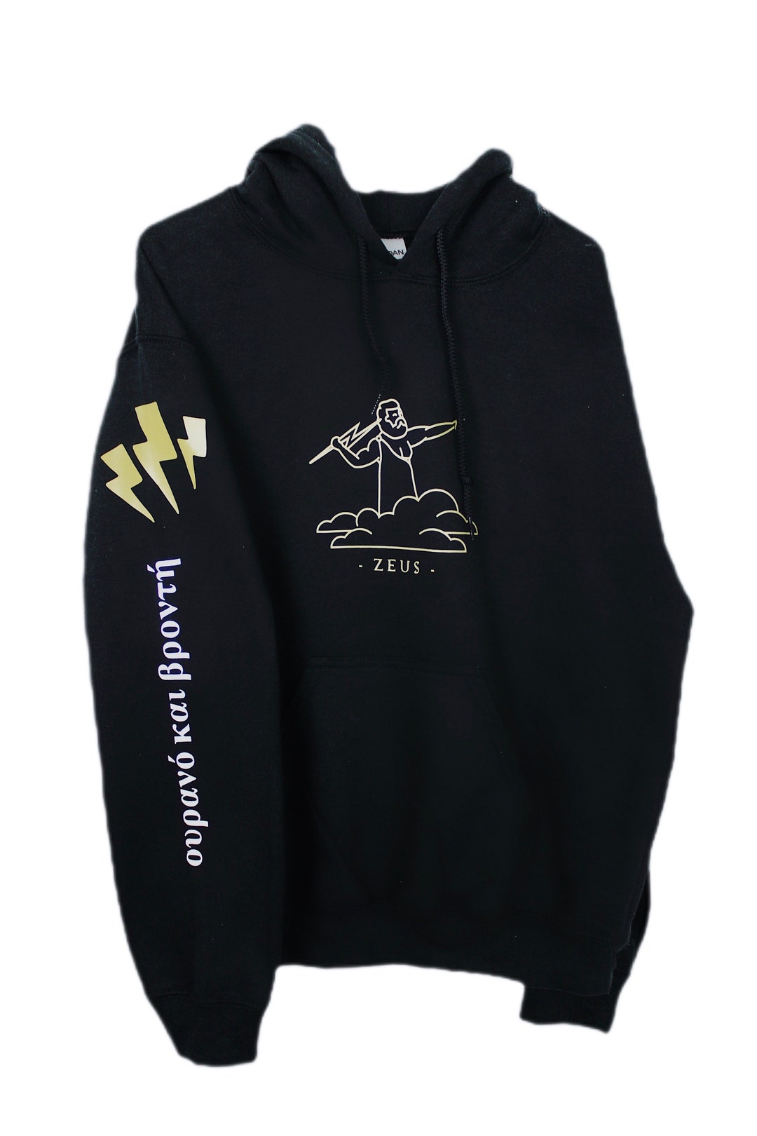 Greek Mythology Zeus Hoodie - Etsy
