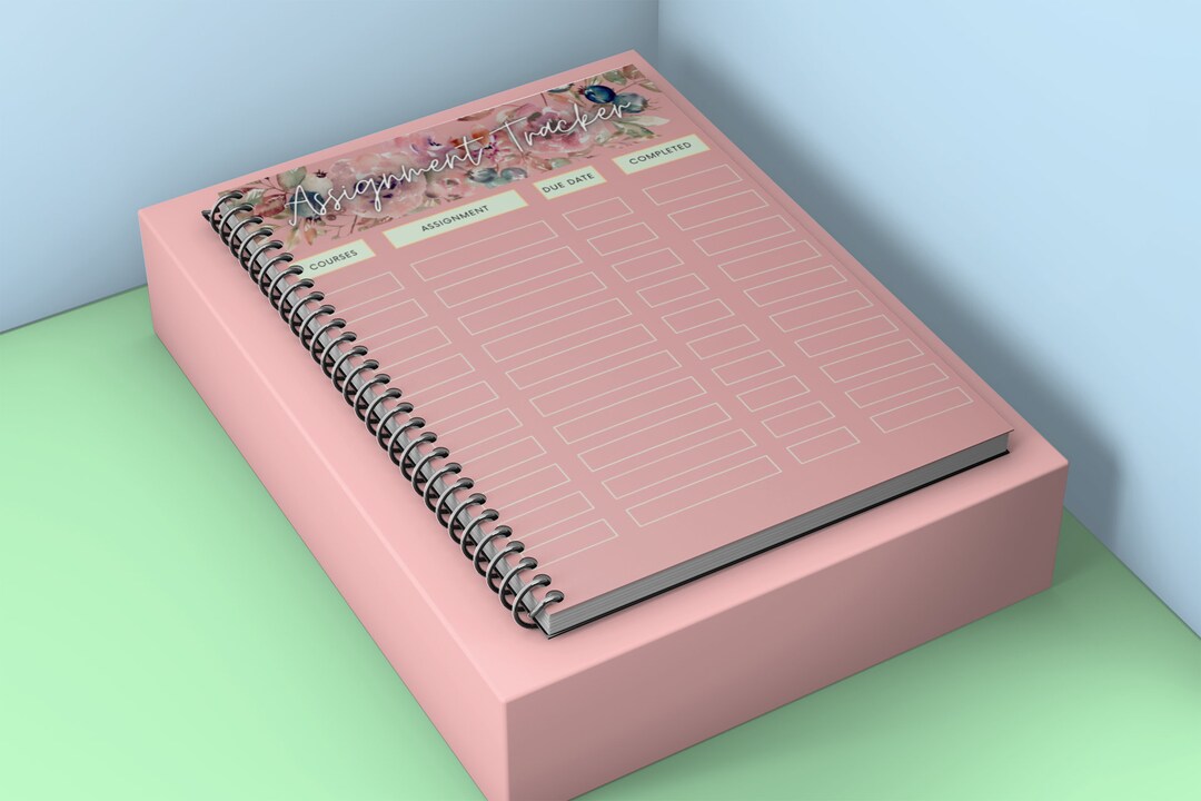 Student Planner, Assignment Planner, Digital, Homework Planner, College ...