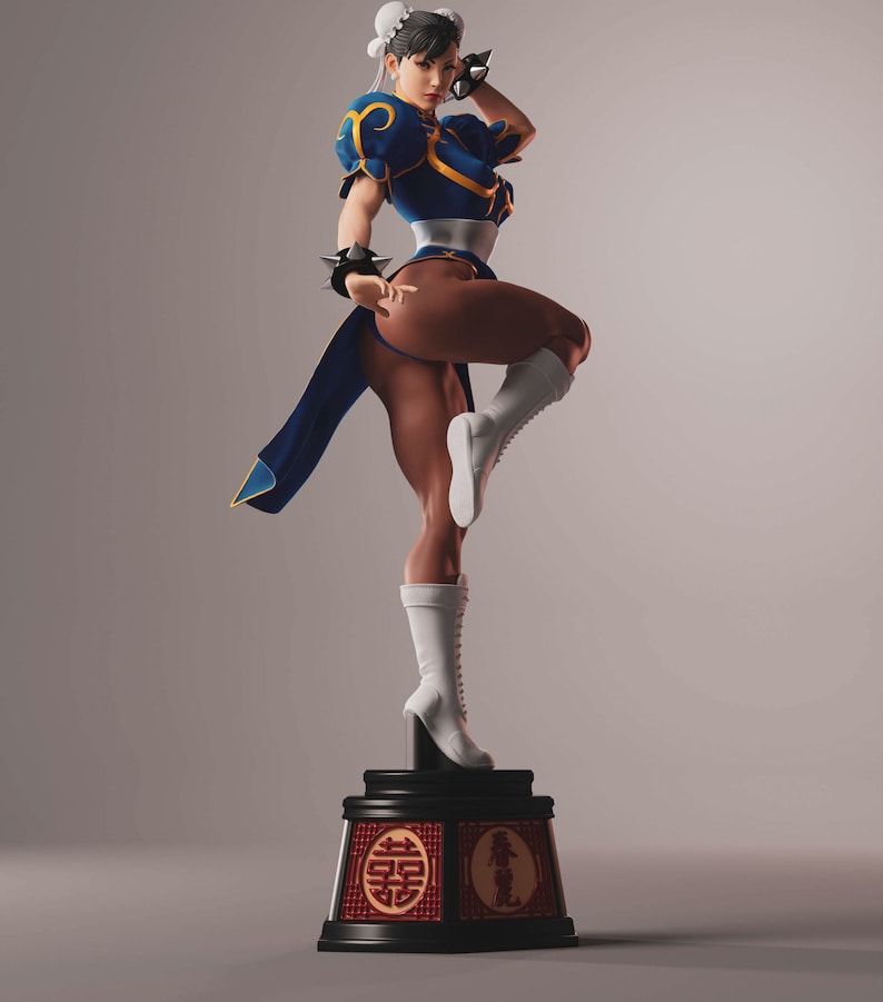 Nsfw Stl 3d Chun Li 3d Stl File 3d Stl Model 3d Printer Etsy Uk