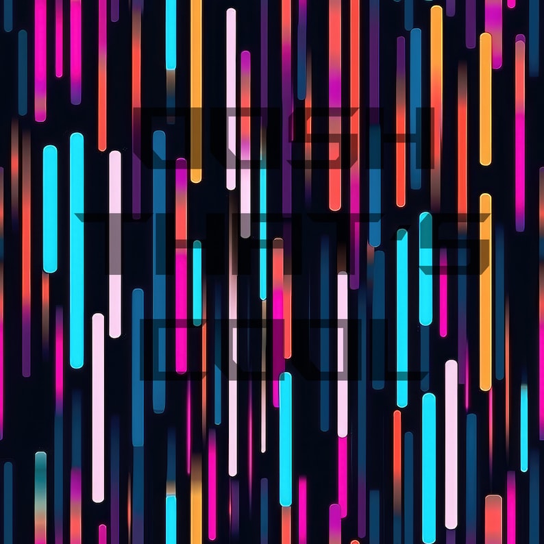 Colorful Vertical Line Patterns Series 1 | Seamless Designs | 12 ...