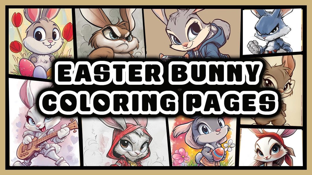 62 Easter Bunny Coloring Pages: 62 Coloring Pages, Coloring Pages for ...