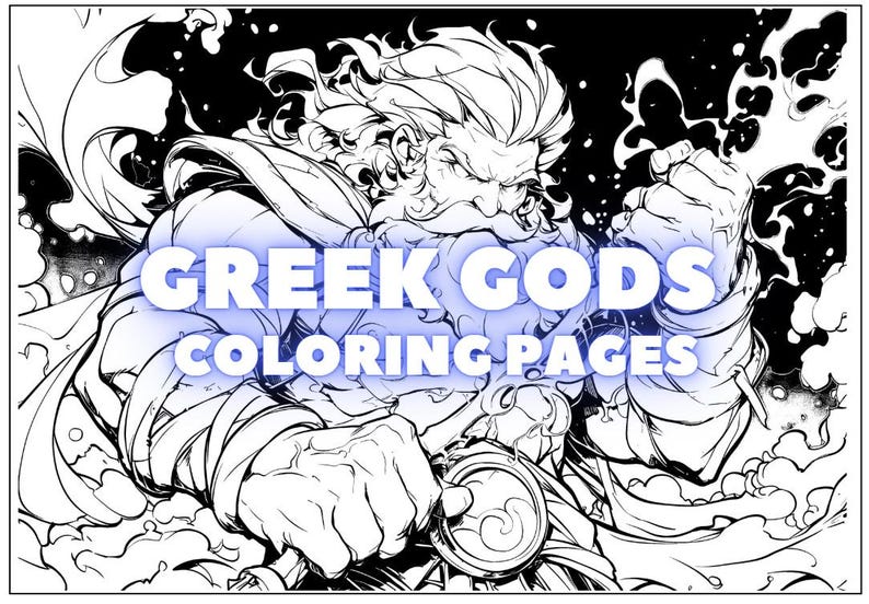 32 Greek Gods Coloring Pages: 32 Coloring Pages, Coloring Pages for ...