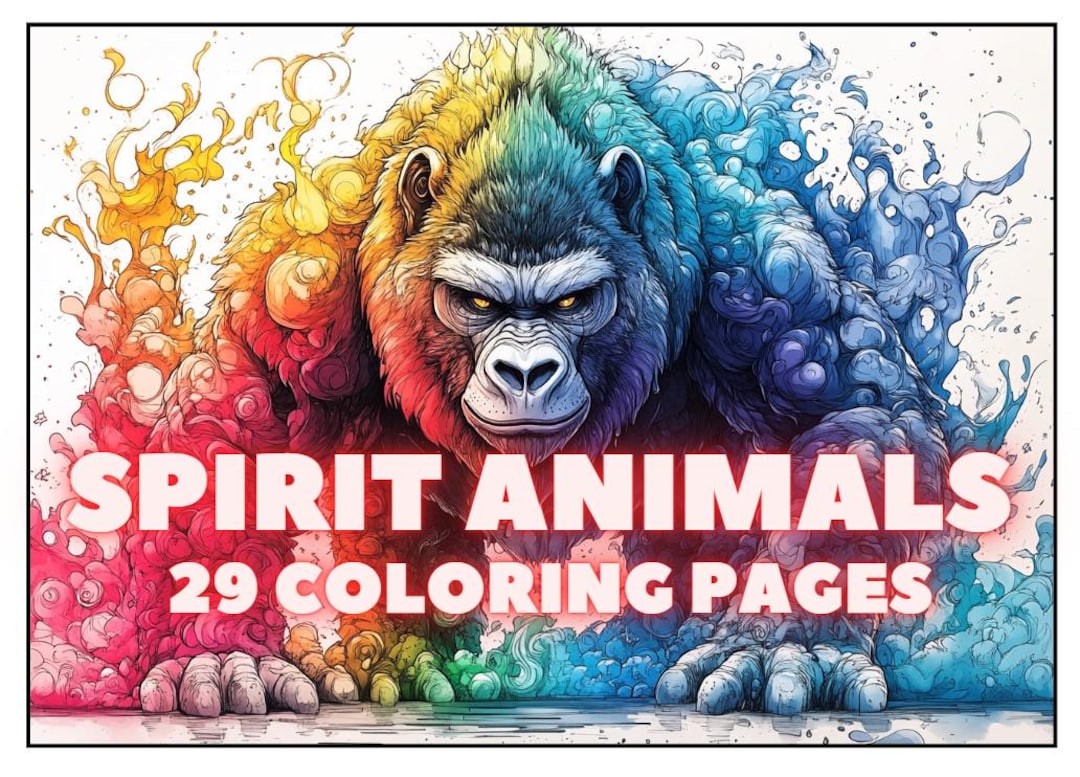 29 Spirit Animal Coloring Pages: 29 Coloring Pages, Coloring Pages for ...