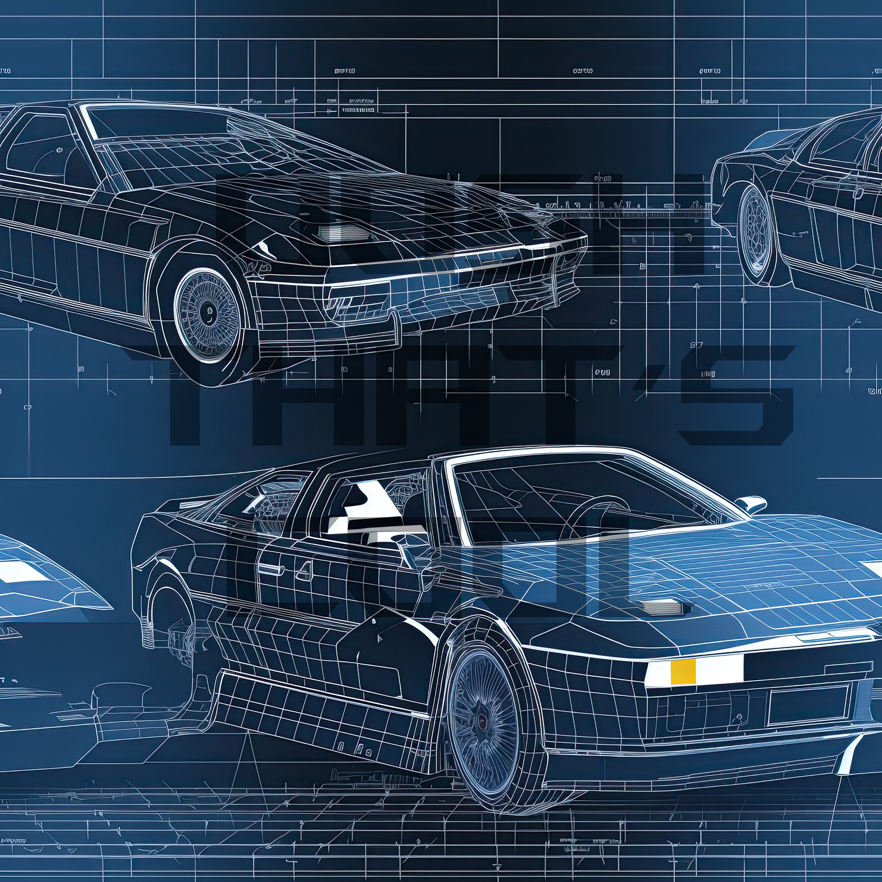 Blueprint Cars| Seamless Designs | 12 Seamless Patterns | Tile Patterns ...