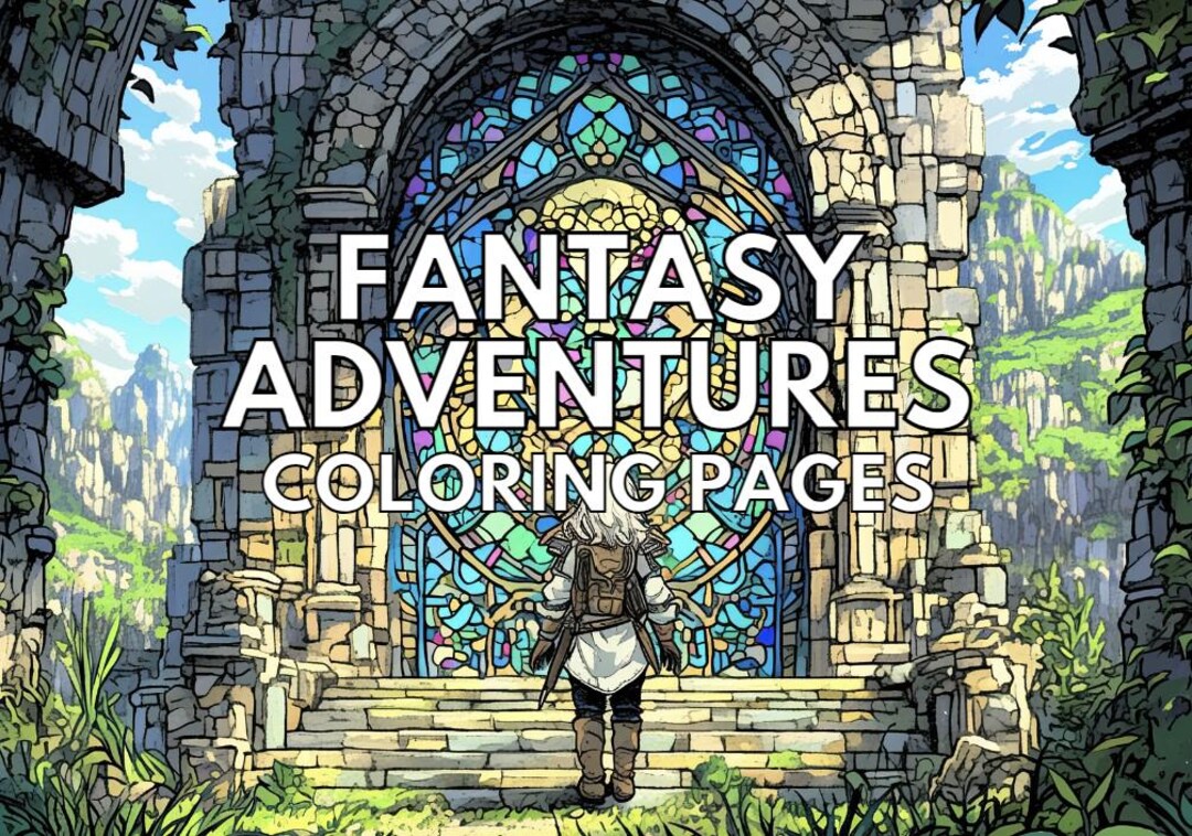 28 Fantasy Adventure Coloring Pages: 28 Coloring Pages, Coloring Pages ...