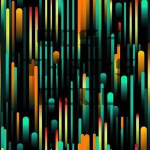 Colorful Vertical Line Patterns Series 1 | Seamless Designs | 12 ...