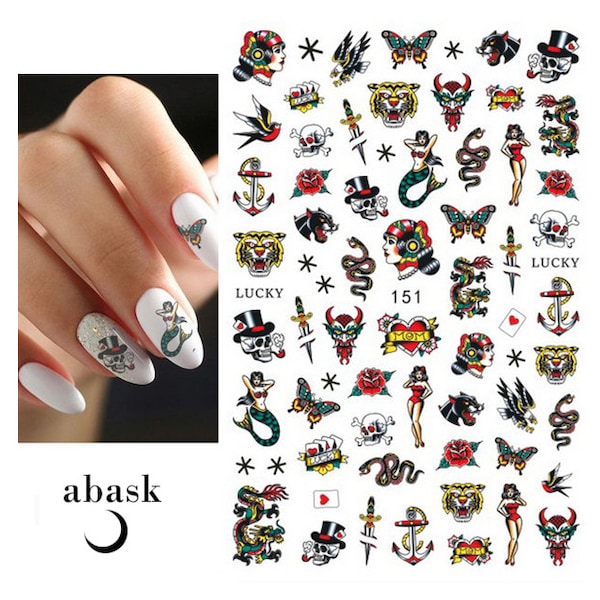Nail Stickers - Etsy UK