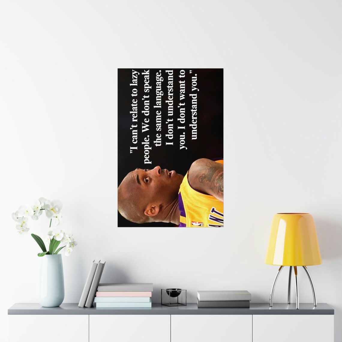 Kobe Bryant Motivational Poster - Etsy
