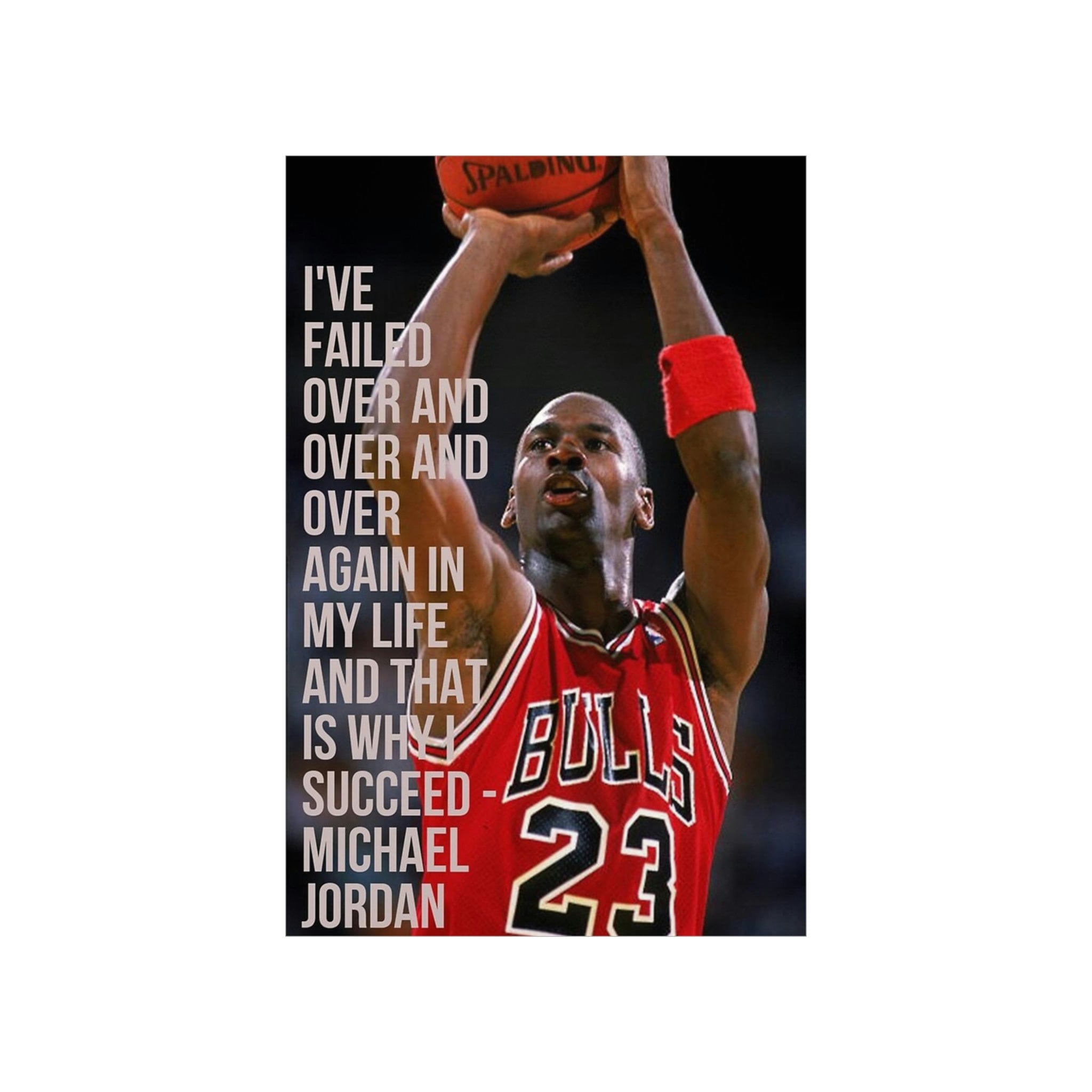 Michael Jordan Motivation Poster - Etsy