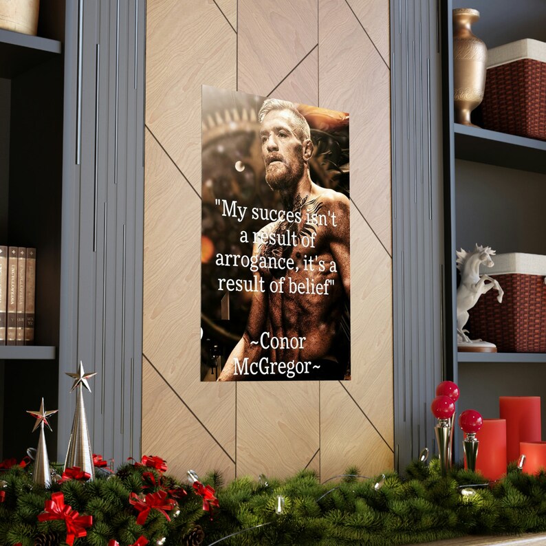 Conor Mcgregor Motivational Poster - Etsy