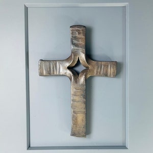 Heavy Steel Forged Iron Cross Made of Wrought Iron Very Sturdy and Well ...