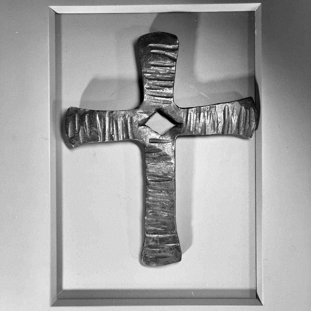 Forged Iron Cross Called a Frederick's Cross Made by a Blacksmith - Etsy