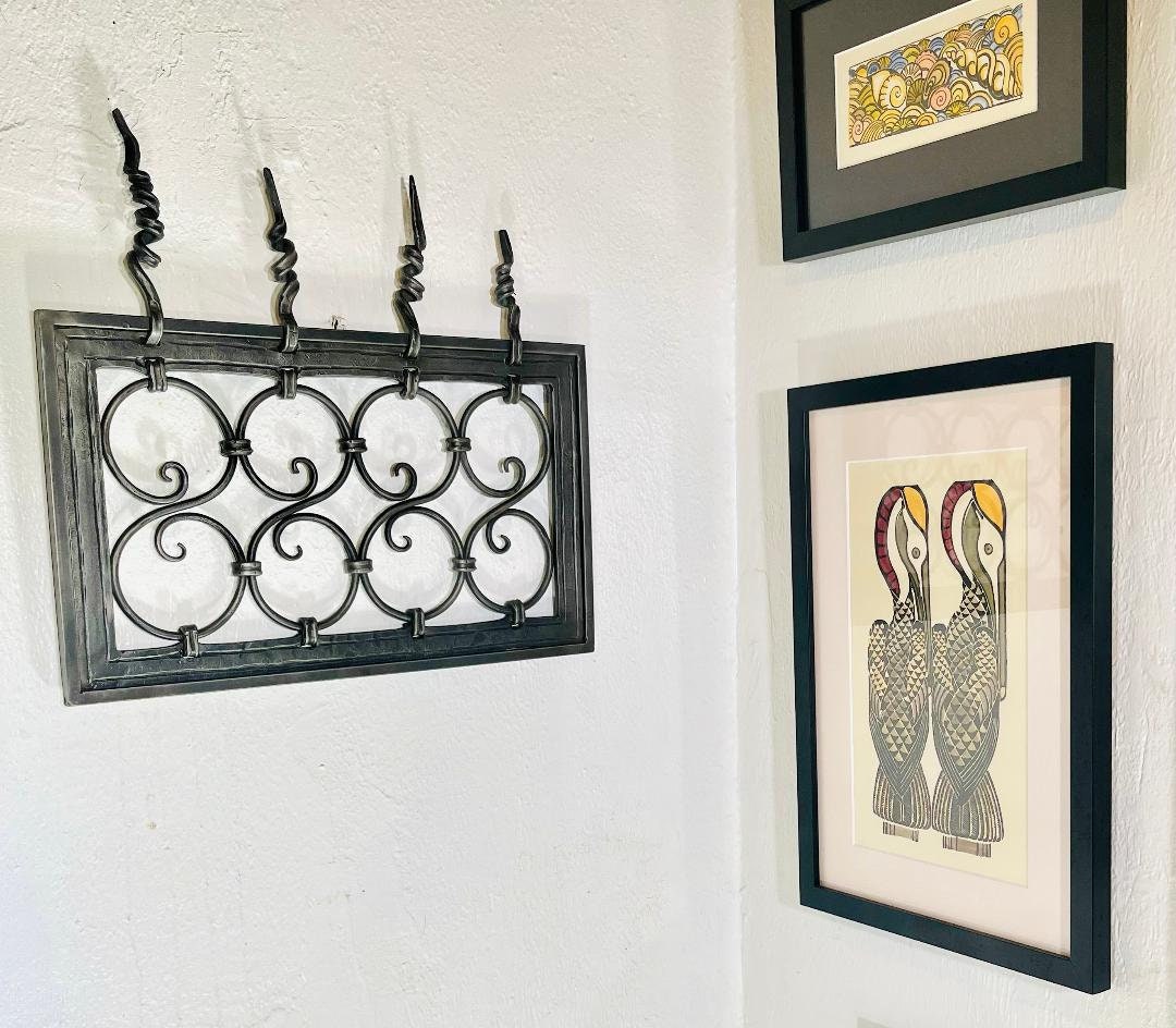 Authentic Wrought Iron Wall Hanging Handcrafted With Precision and ...