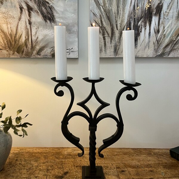 Hand Forged Candelabra - Etsy