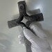 Heavy Steel Forged Iron Cross Made of Wrought Iron Very Sturdy and Well ...
