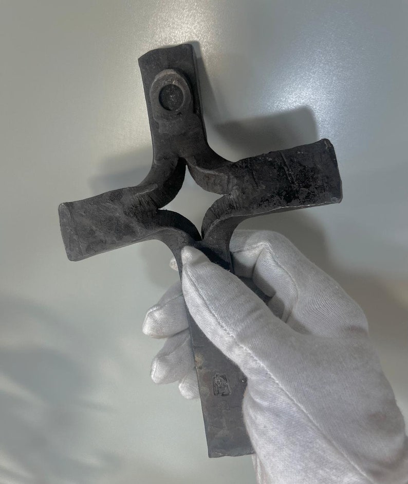 Heavy Steel Forged Iron Cross Made of Wrought Iron Very Sturdy and Well ...