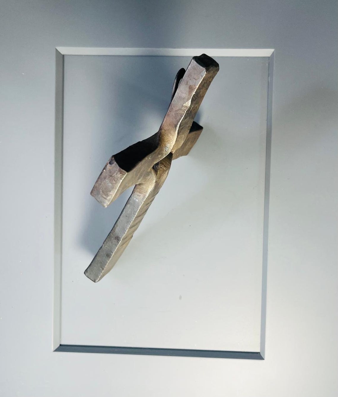 Heavy Steel Forged Iron Cross Made of Wrought Iron Very Sturdy and Well ...