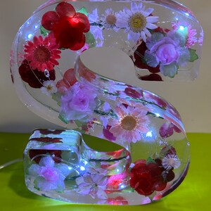 Large Resin Letters With Lights - 7inc - Etsy UK