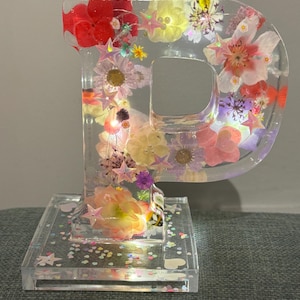 Large Resin Letters With Lights - 7inc - Etsy UK