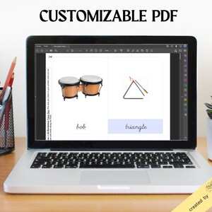 PERCUSSION INSTRUMENTS | Nomenclature / 3-part Cards • Realistic Photos ...