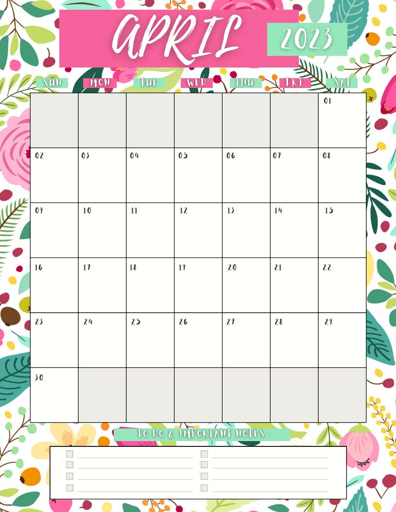 Floral Dreams 2023-2024: Monthly and Weekly Planner With Goal & Savings ...