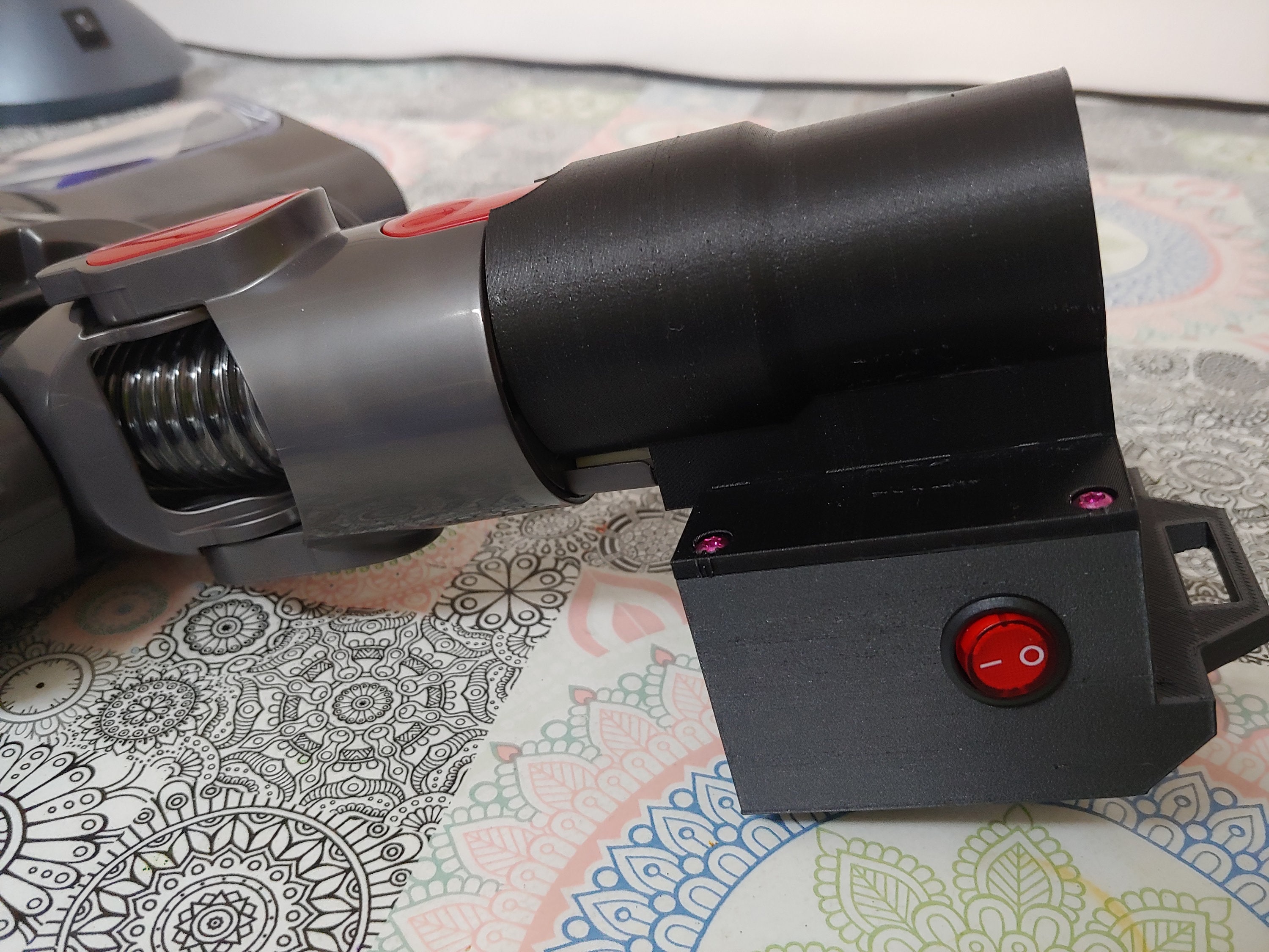 3d STL Model. Dyson Brush Adapter to Classic Vacuum Cleaner. Brush ...