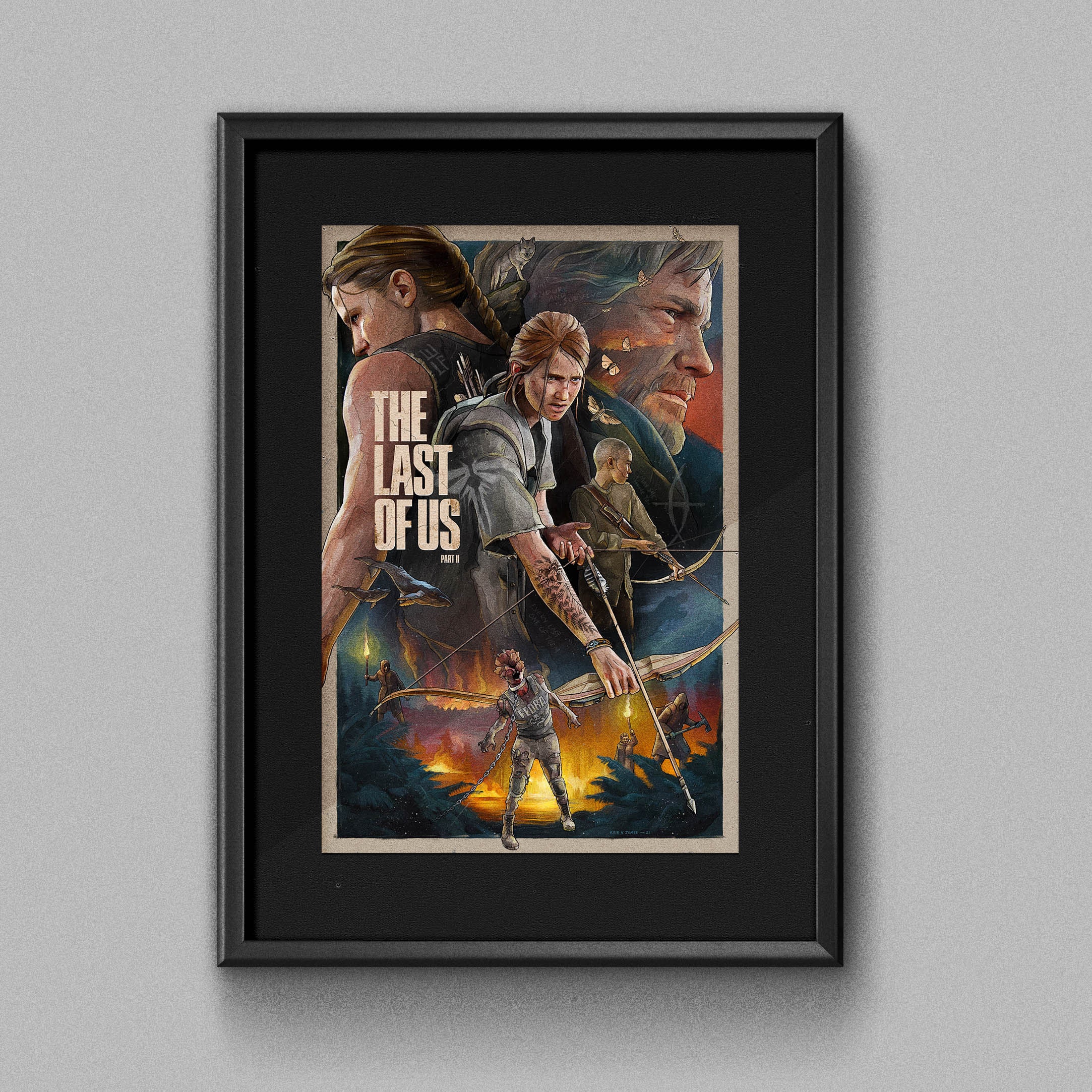 The Last of Us - Part 2 - Original Poster From the Artist - Etsy
