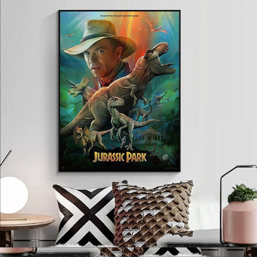 Jurassic Park Movie Poster - Art Print by the Artist - Etsy