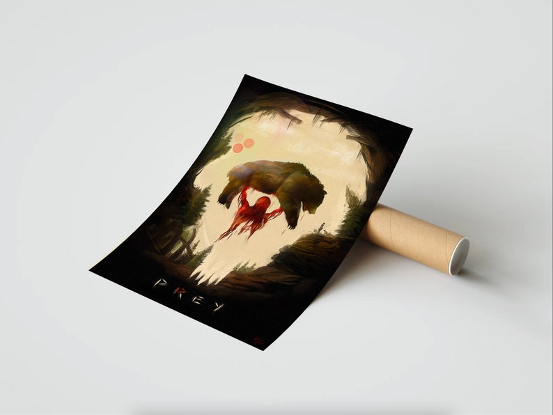 PREY Movie Poster original Art by Artist - Etsy