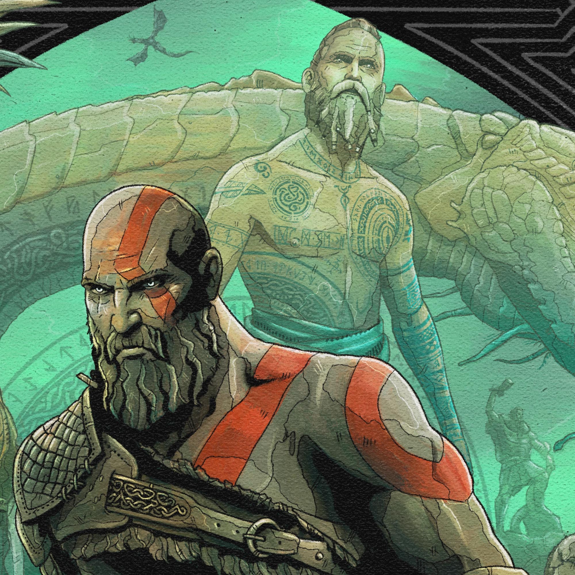 God of War - Art Print Sold by Original Artist! - Etsy