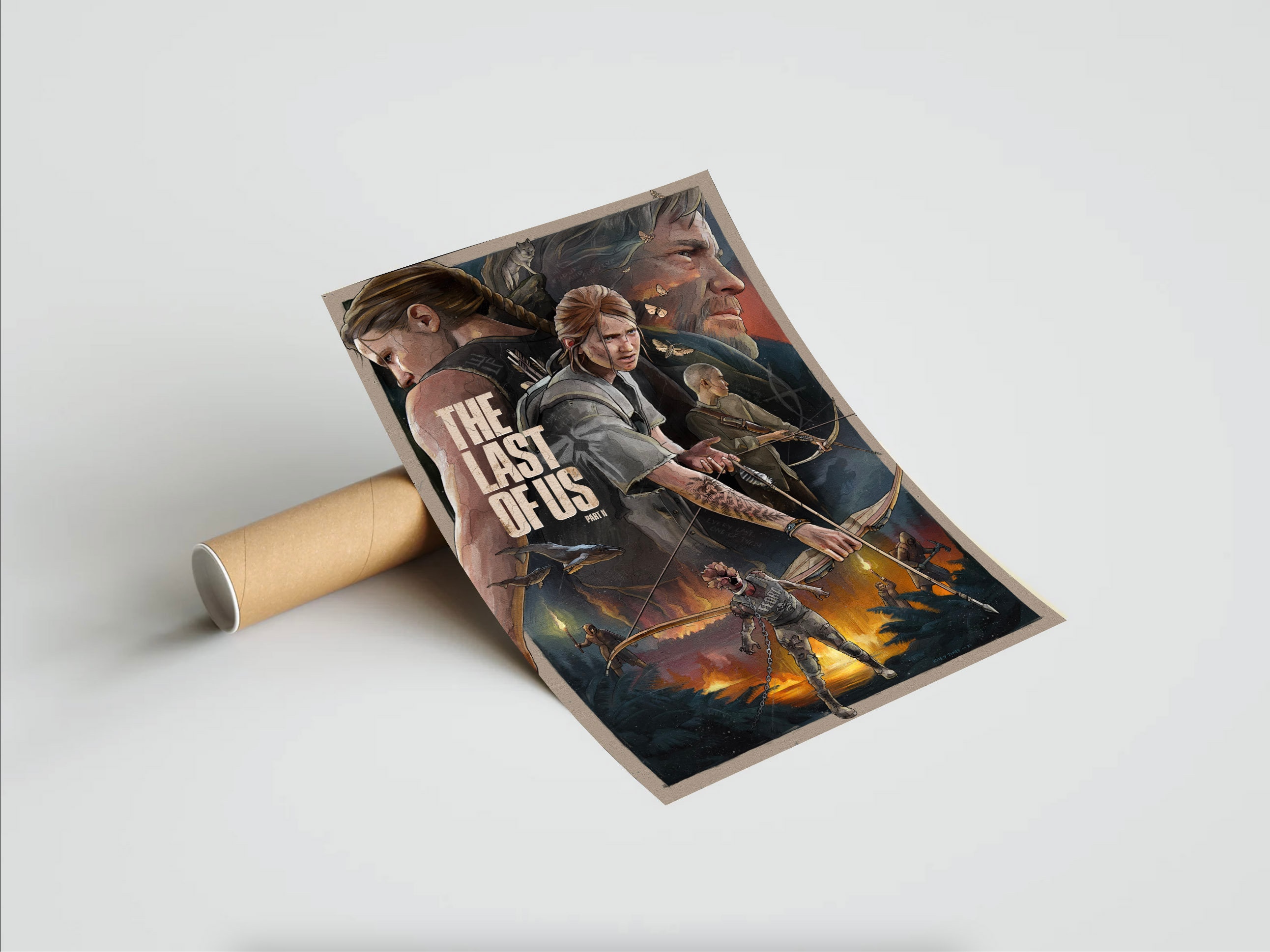 The Last of Us - Part 2 - Original Poster From the Artist - Etsy