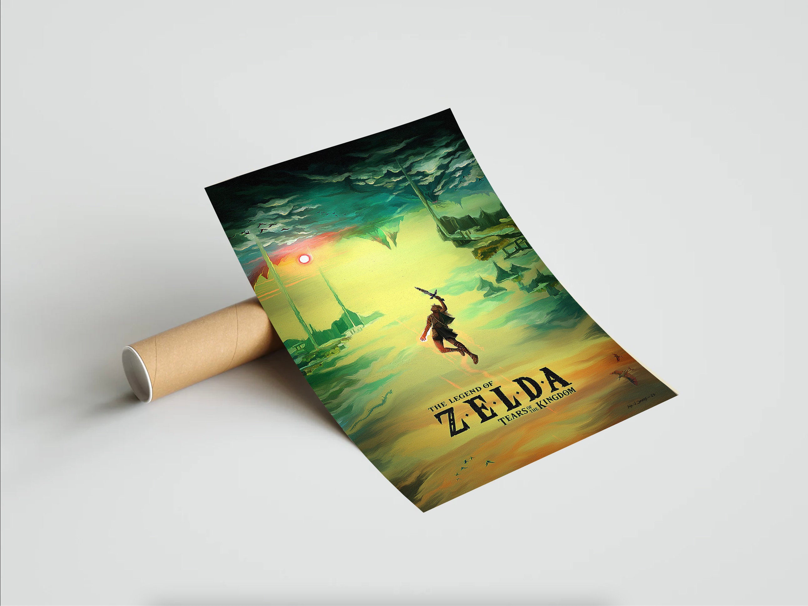 Zelda: Tears of the Kingdom - Art Print - Etsy