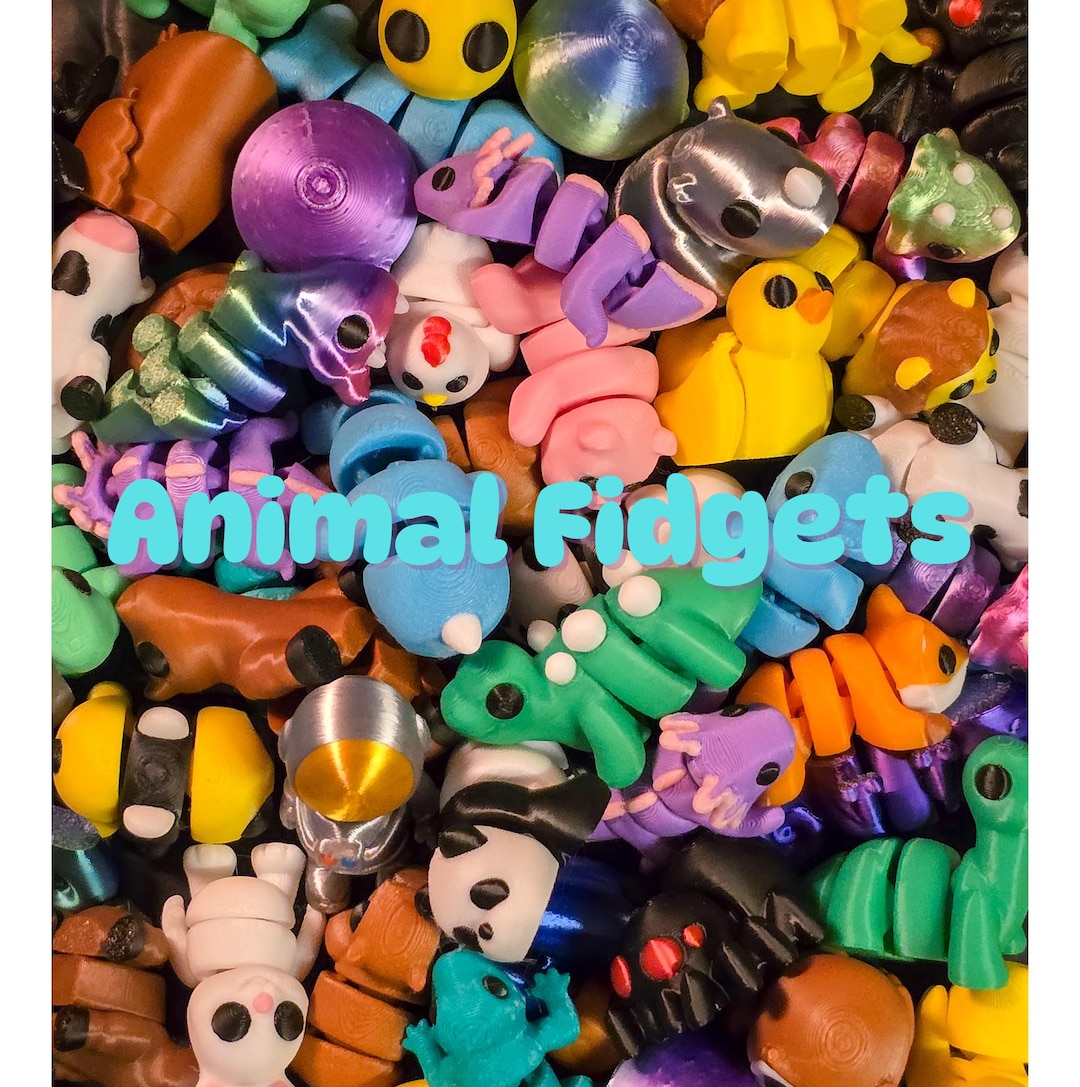 Flexi Fidget Animals | Cute Fidget Animals | Fidget Animals | Zou3d ...