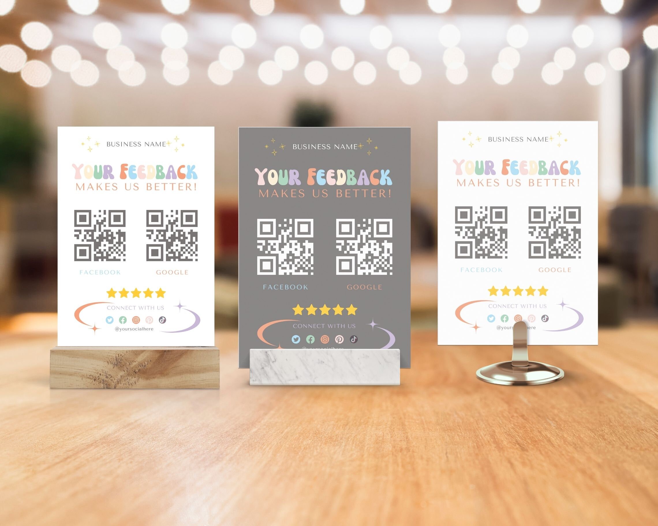 Business Review Sign, Review Qr Sign, Google Review Sign, Business Qr ...