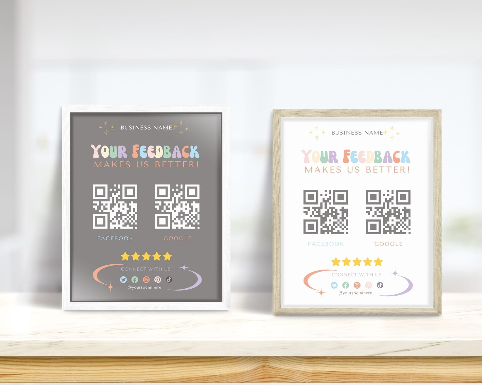 Business Review Sign, Review Qr Sign, Google Review Sign, Business Qr ...