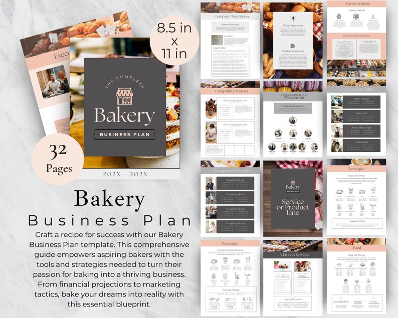 Home Bakery Business Plan, Business Plan for Bakery, Bakery Business ...