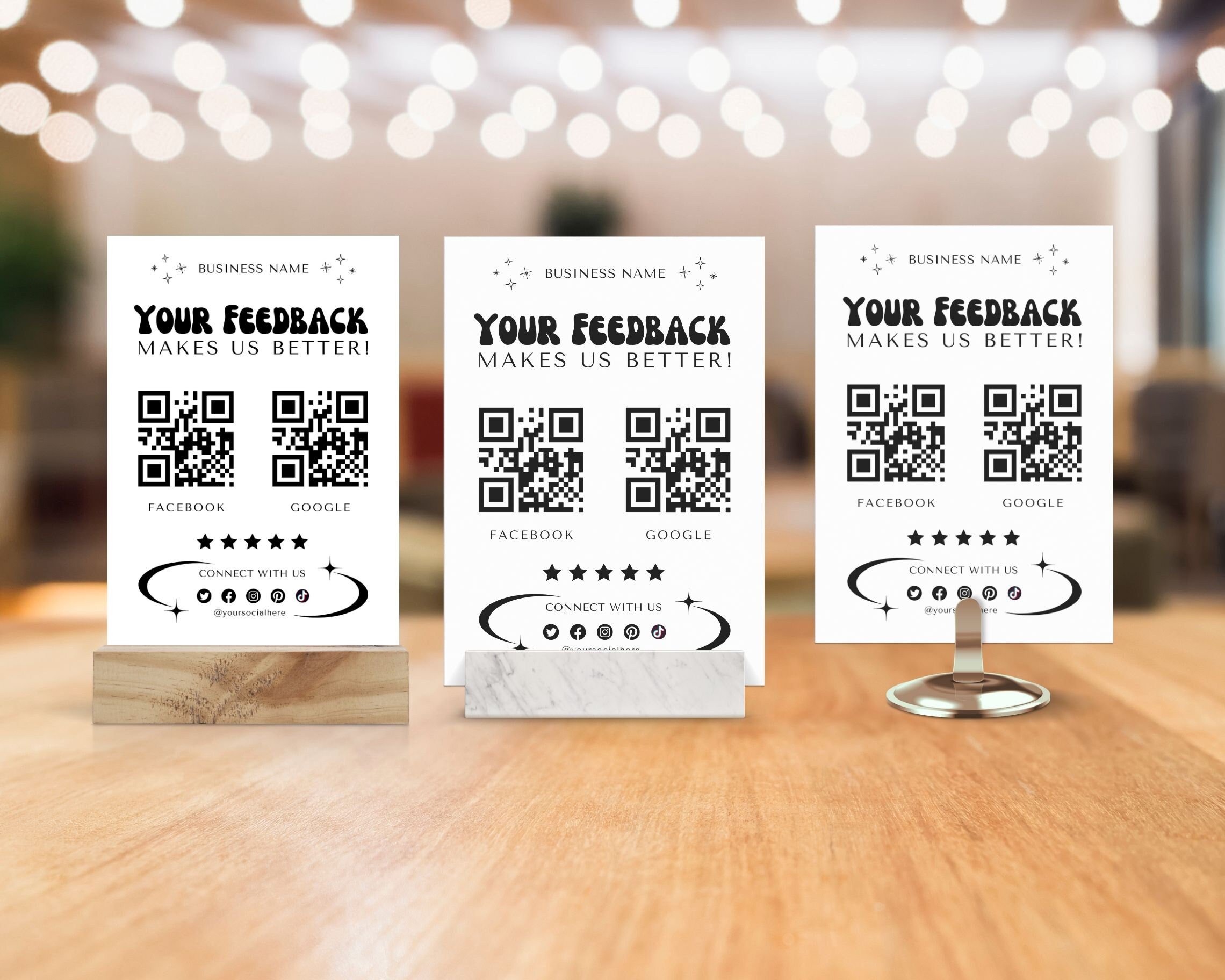 Business Review Sign, Review Qr Sign, Google Review Sign, Business Qr ...