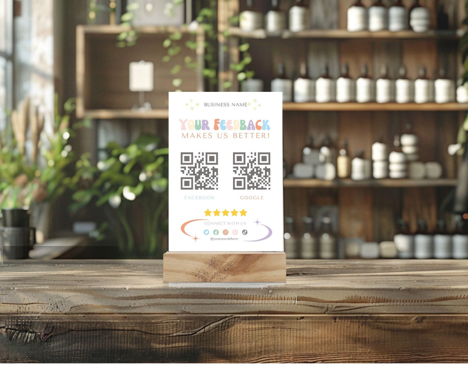 Business Review Sign, Review Qr Sign, Google Review Sign, Business Qr ...