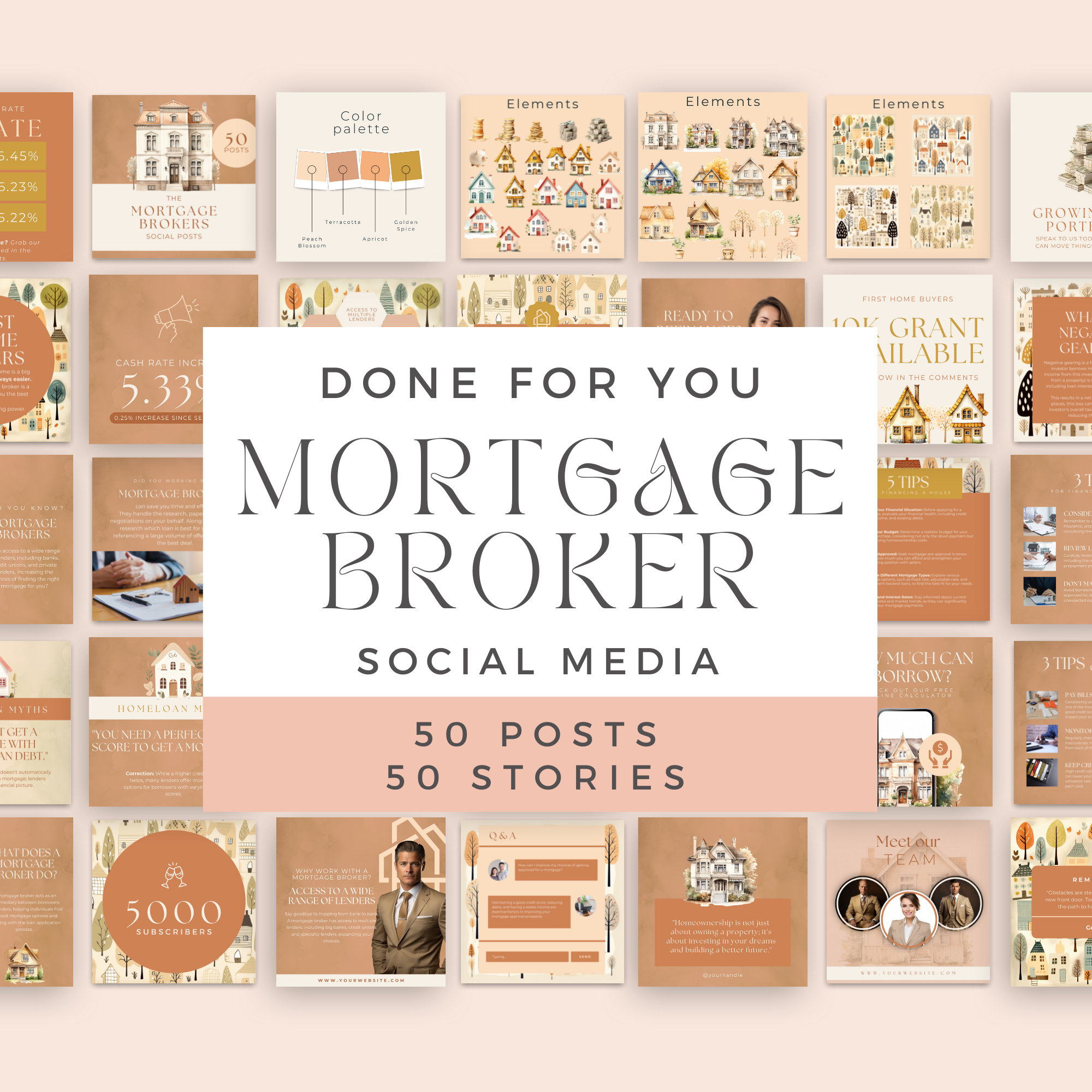 Mortgage Broker Social Template, Instagram Posts for Mortgage Brokers ...