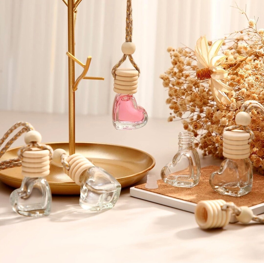 Hanging Car Oil Diffuser (heart Shape) - Etsy
