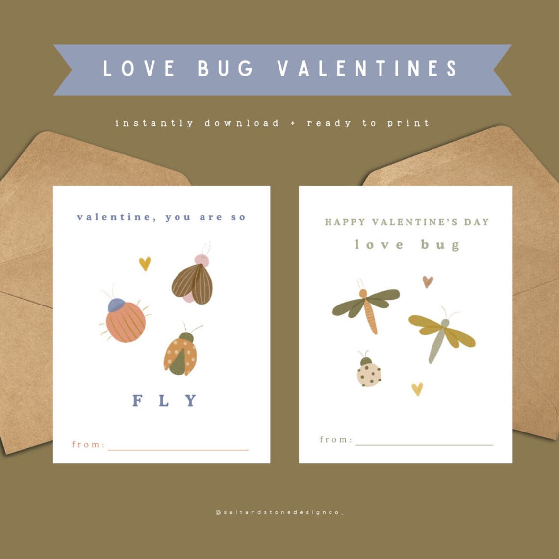 Bug Valentine's Day Cards Printable Kids Love Bug Valentine Cards ...